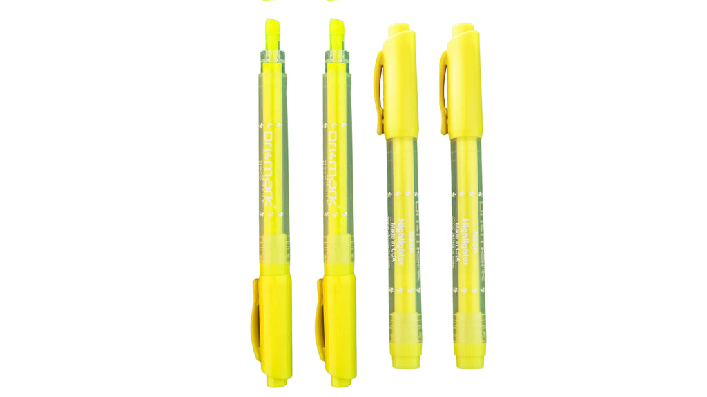 Dri Mark Original Fluorescent Yellow Highlighter- 12 Pack — iTestCash.com