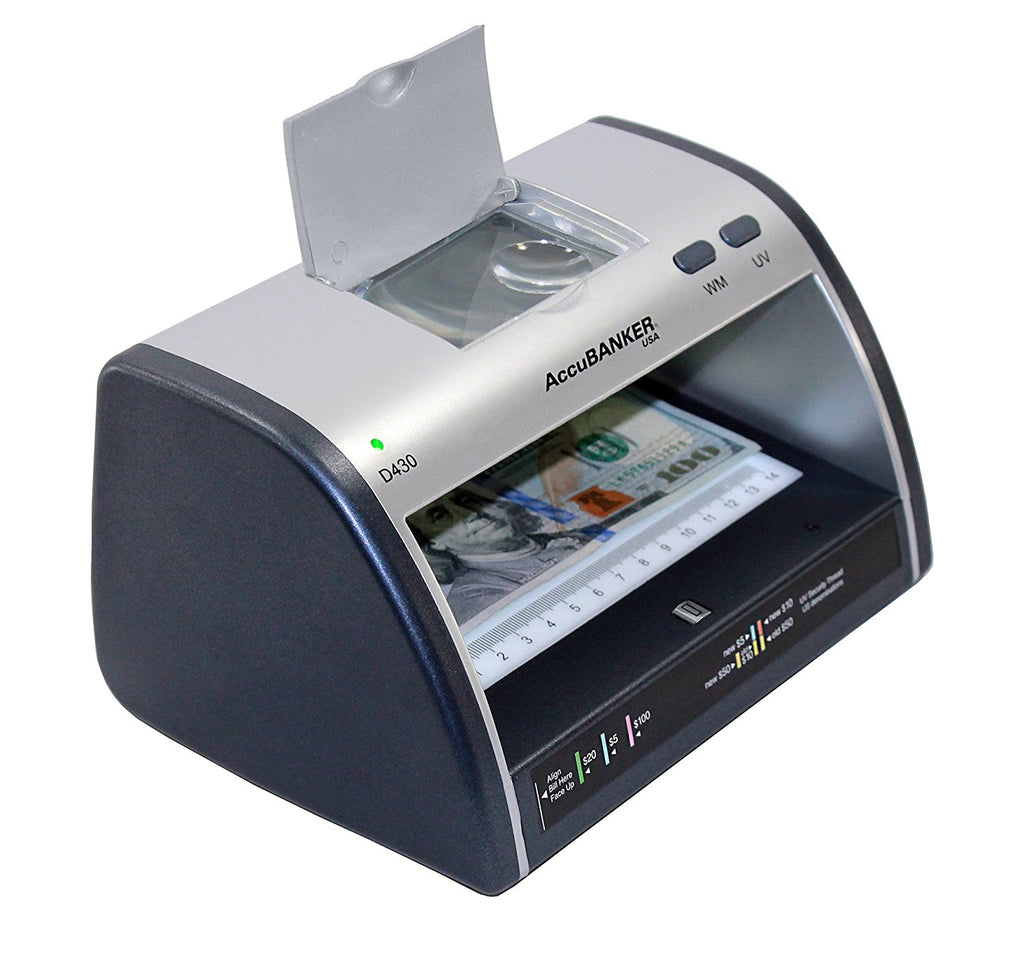 AccuBANKER LED430 Counterfeit Bill & Card Detector, 110V — iTestCash.com